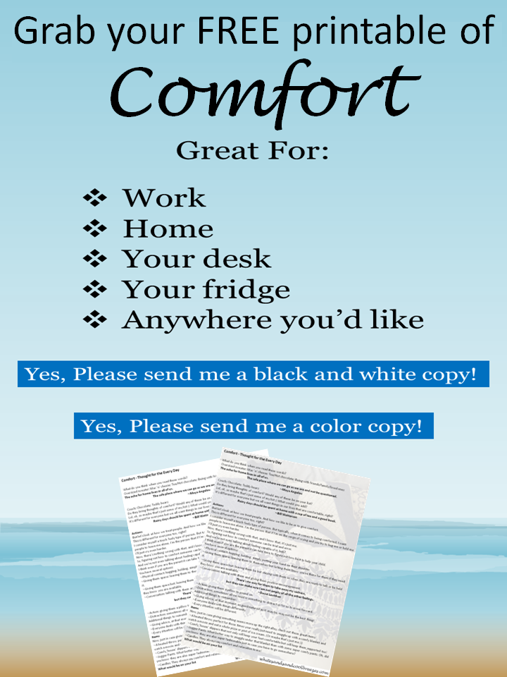 10 Ways To Help Comfort A Friend - White Sands and Cool Breezes